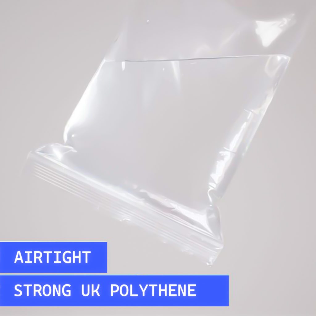 100 Small Grip Seal Bags 86 x 57mm - Welldales