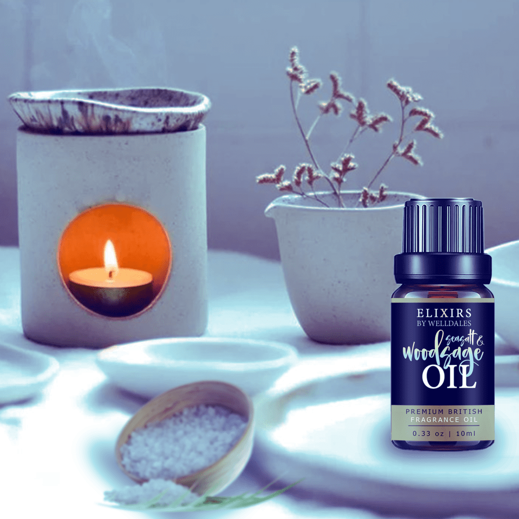 Elixirs 10ml Sea Salt & Wood Sage Fragrance Oil - Welldales