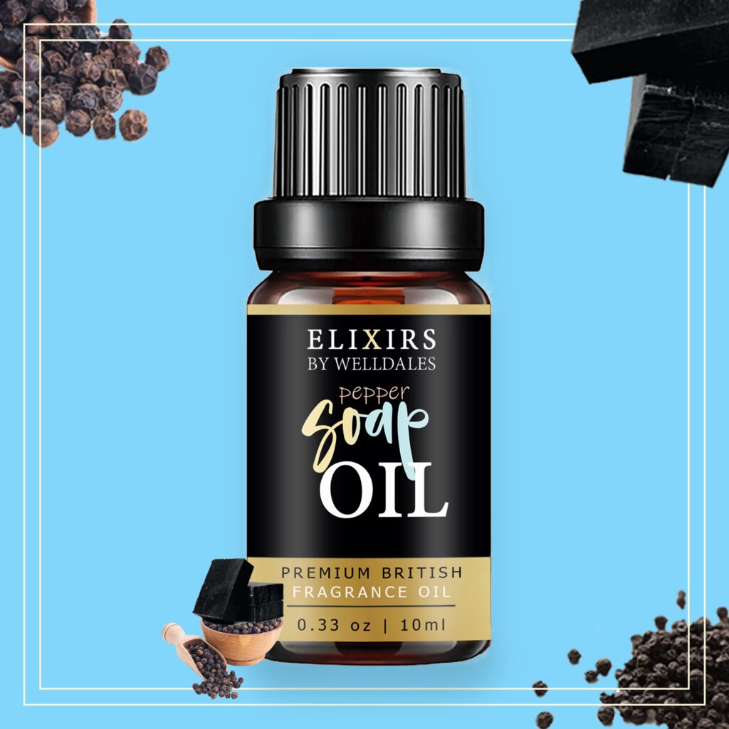 Elixirs 10ml Pepper Soap Fragrance Oil - Welldales