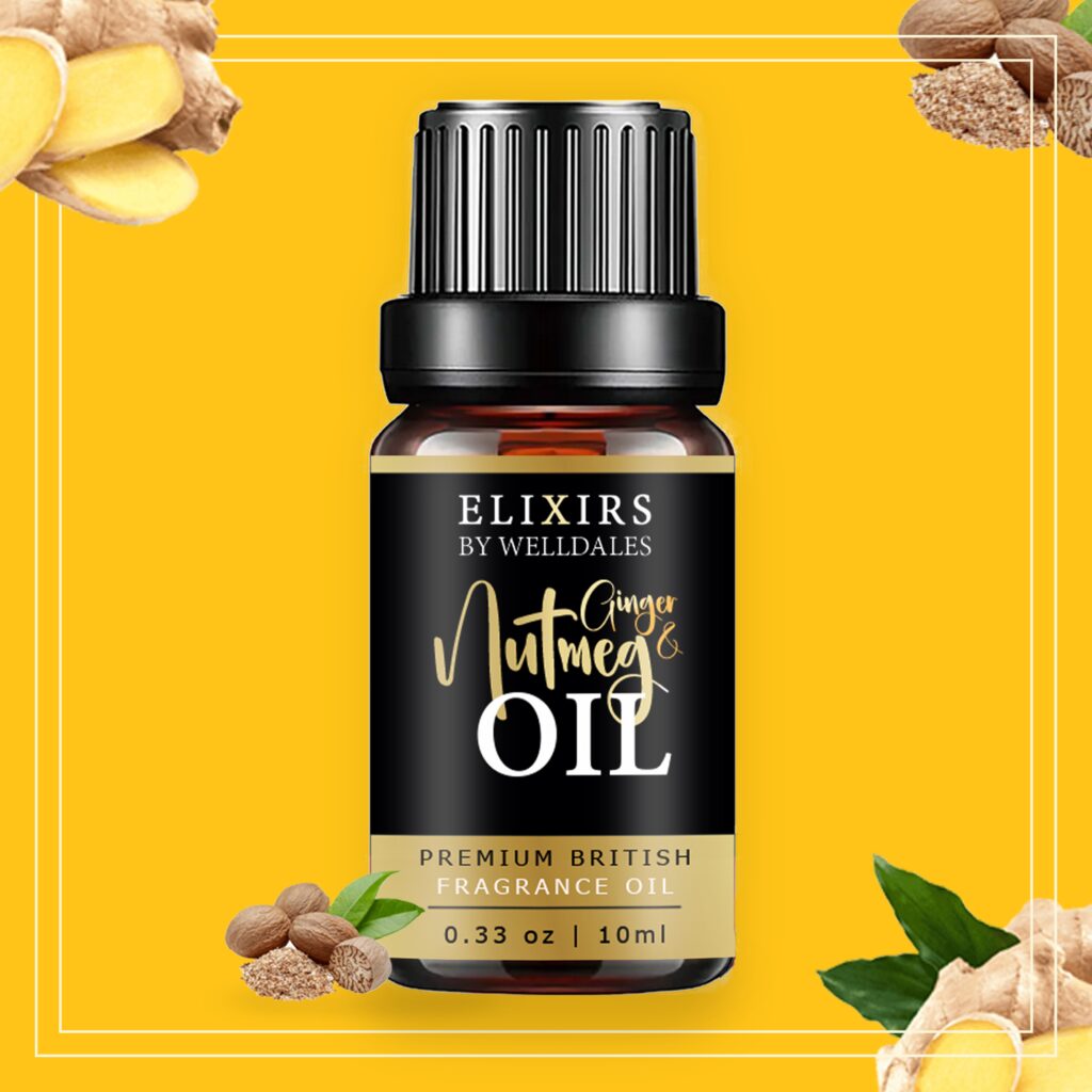 Elixirs 10ml Ginger & Nutmeg Fragrance Oil - Welldales